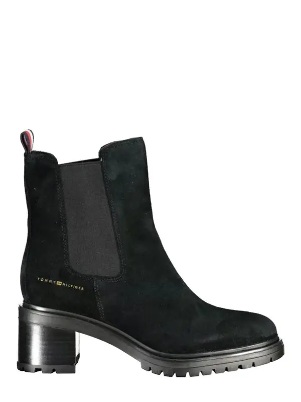 Tommy Hilfiger Suede Chelsea Boots - Black