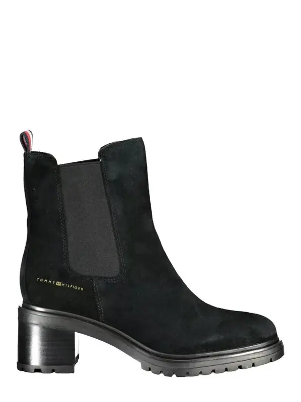 Tommy Hilfiger Suede Chelsea Boots - Black