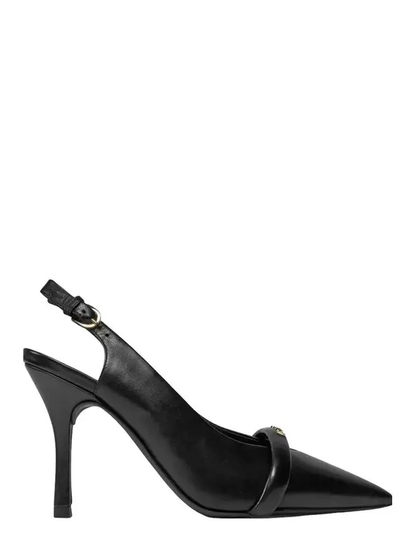 Furla Leather Heeled Sandals - Black
