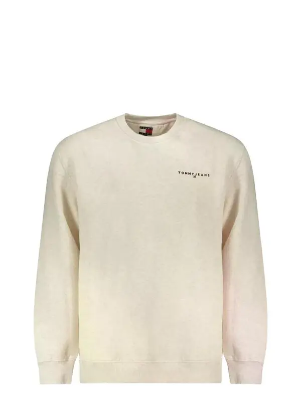 Tommy Hilfiger Logo-print Crew-neck Sweatshirt - Neutrals