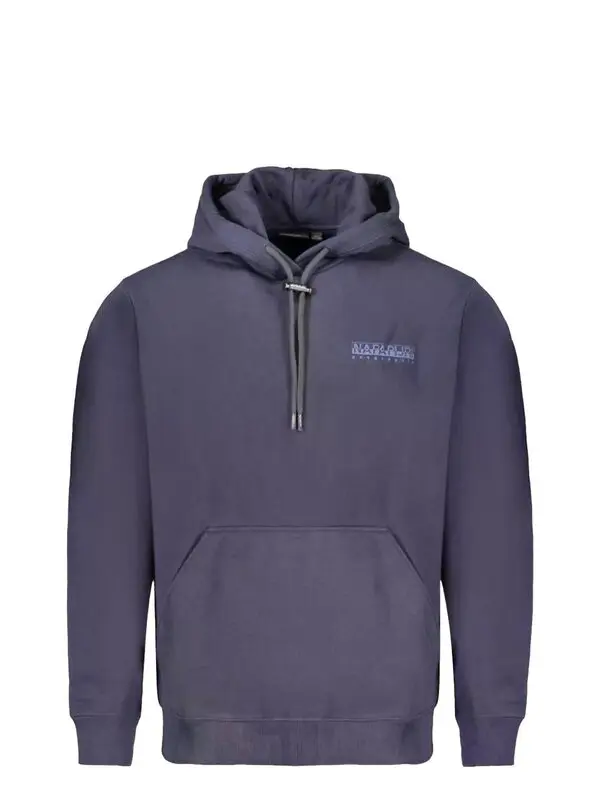 NAPAPIJRI Logo-embroidered Hoodie - Blue