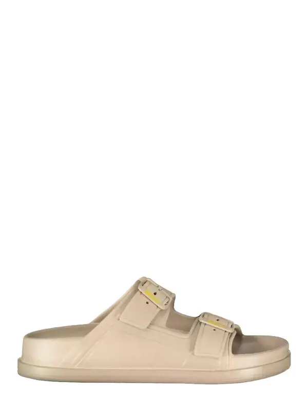 BLAUER. Buckled Flat Sandals - Neutrals