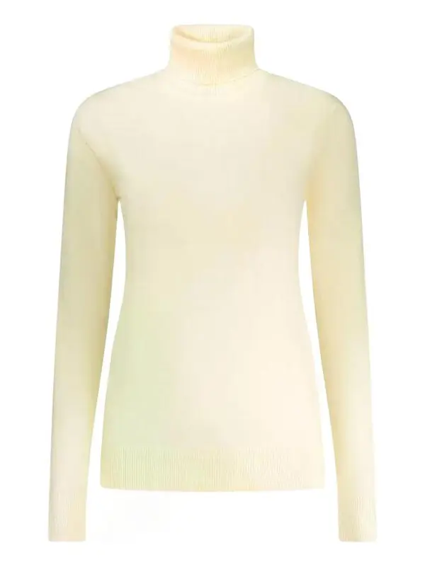 NORWEGIAN RAIN Roll Neck Fine-knit Sweater - White