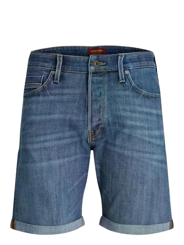 R.D.D. BY JACK JONES Cuffed-hem Denim Shorts - Blue