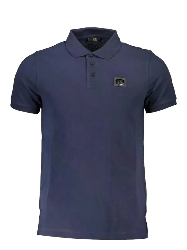 Roberto Cavalli Logo-patch Polo Shirt - Blue