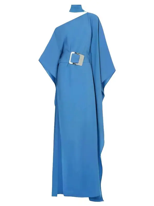 TALLER MARMO Taylor Belted Kaftan Dress - Blue