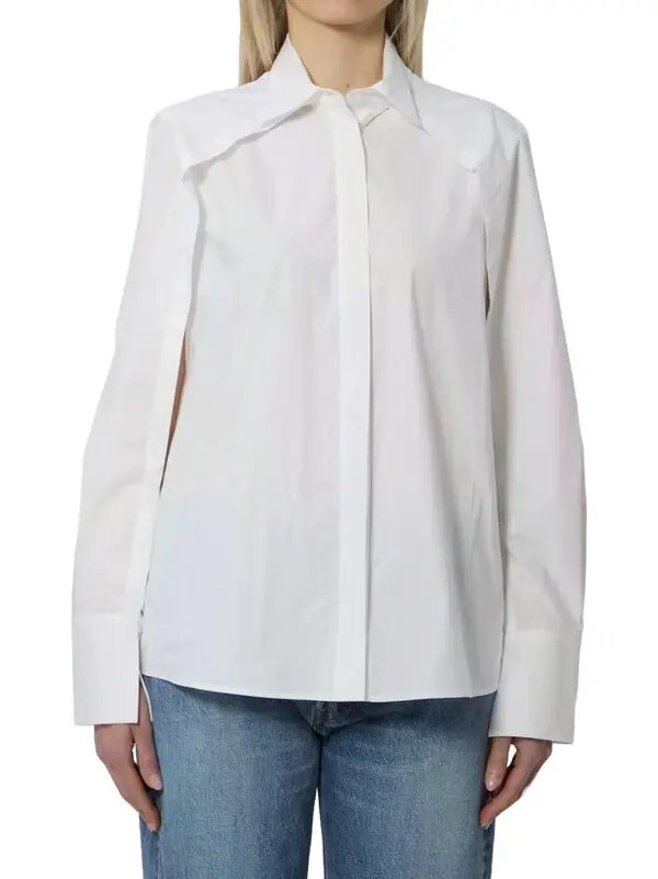 Federica Tosi Open-sleeve Shirt - White