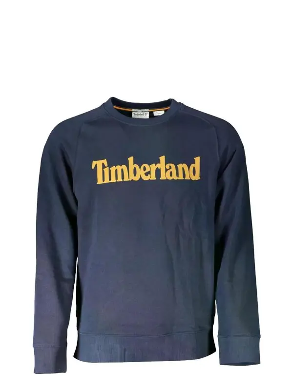 Timberland Logo-print Raglan-sleeve Sweatshirt - Blue