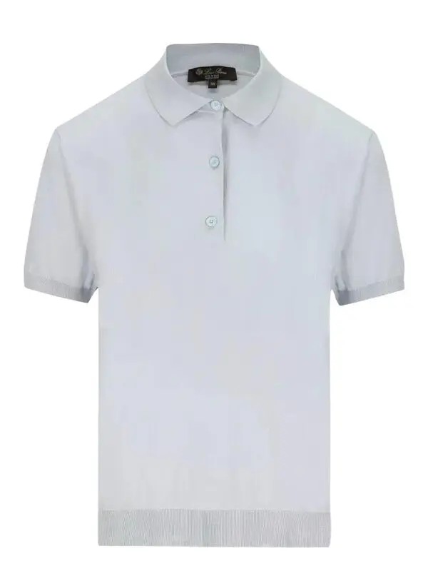 Loro Piana Short-sleeved Polo Shirt - Blue
