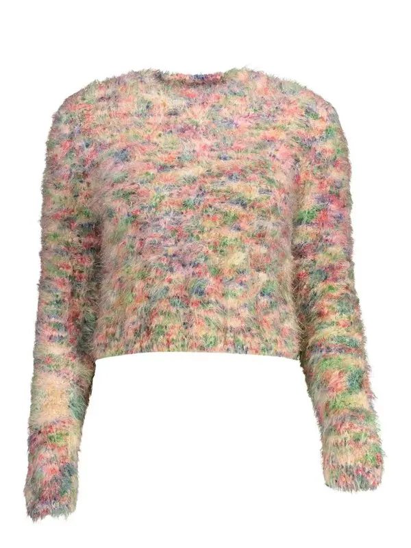 Desigual Fluffy Knit Sweater - Multicolour
