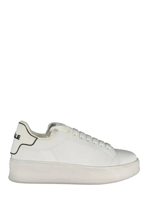 GAELLE Lace-up Sneakers - White