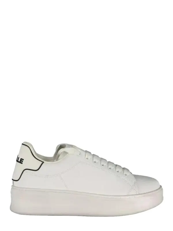GAELLE Lace-up Sneakers - White