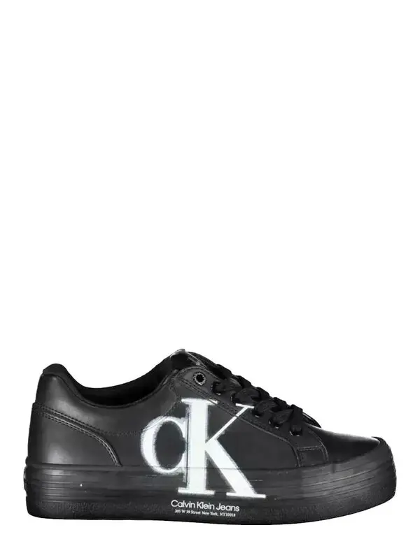 Calvin Klein Logo Platform Sneakers - Black