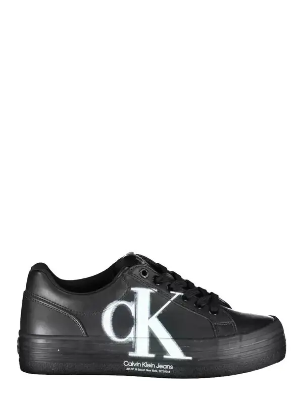 Calvin Klein Logo Platform Sneakers - Black