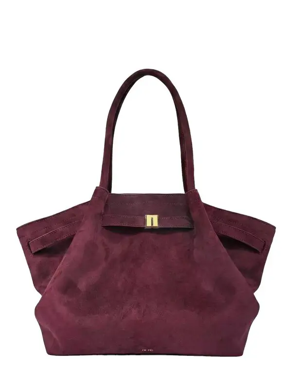 Jw Pei Medium Suede-effect Tote Bag - Purple
