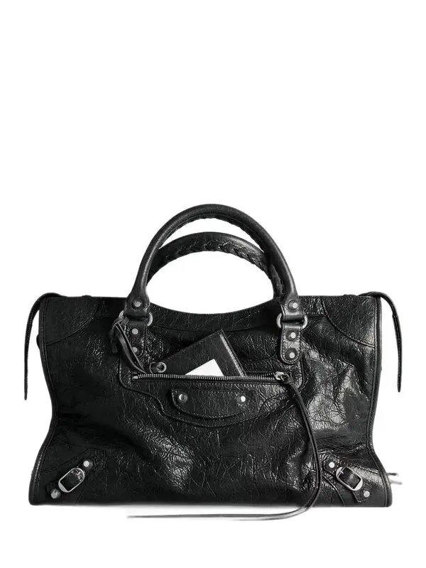 Balenciaga Medium City Tote Bag - Black