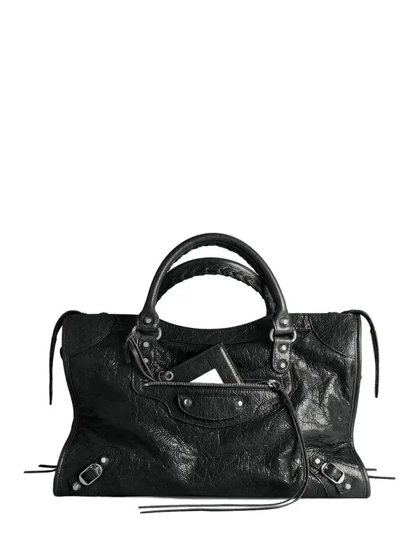 Balenciaga Medium City Tote Bag - Black