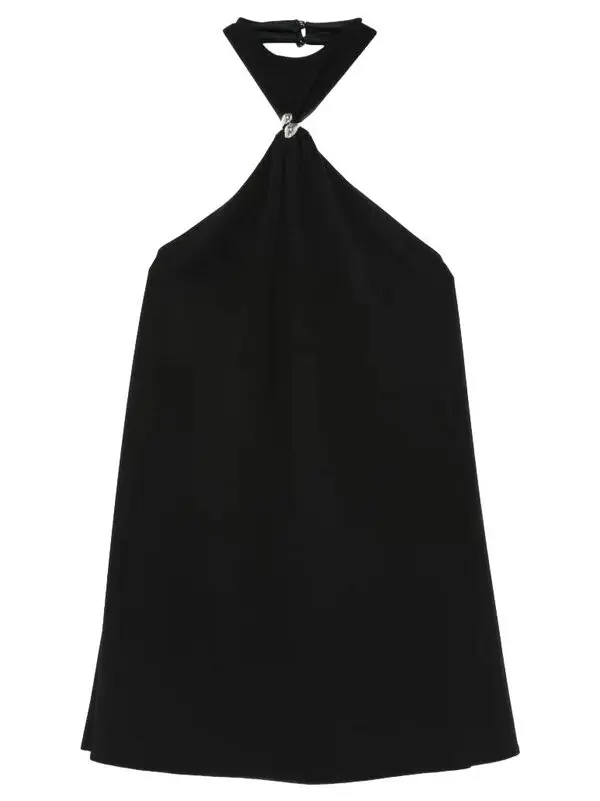 ANIYE BY Halterneck Gathered Dress - Black