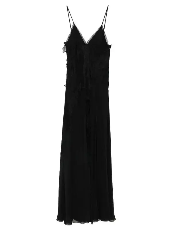 ANIYE BY Lace-trimmed Slip Dress - Black
