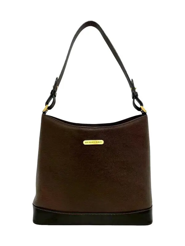 Burberry Leather Shoulder Bag - Brown