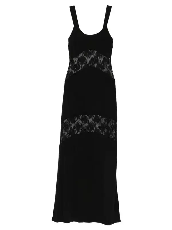 ANIYE BY Lace-panel Maxi Dress - Black