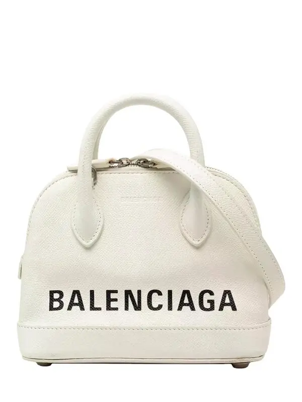 Balenciaga Ville Xxs Top Handle Satchel - White