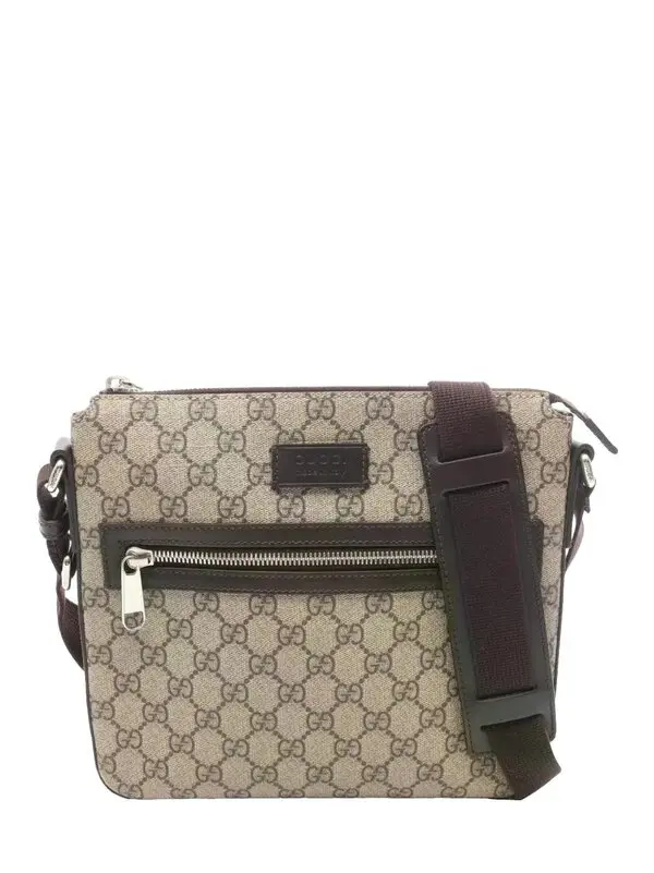 Gucci Gg Supreme Messenger Bag - Neutrals