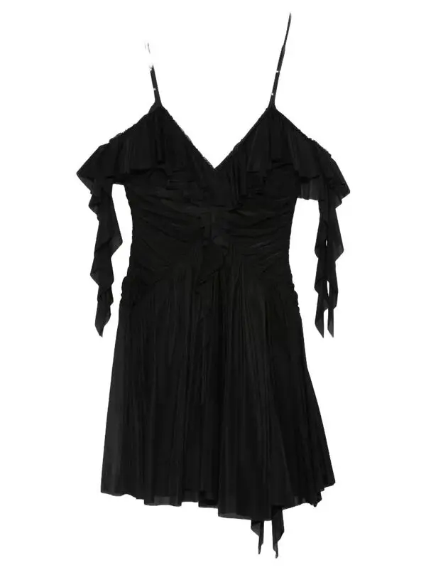 ANIYE BY Xena Ruffled Mini Dress - Black