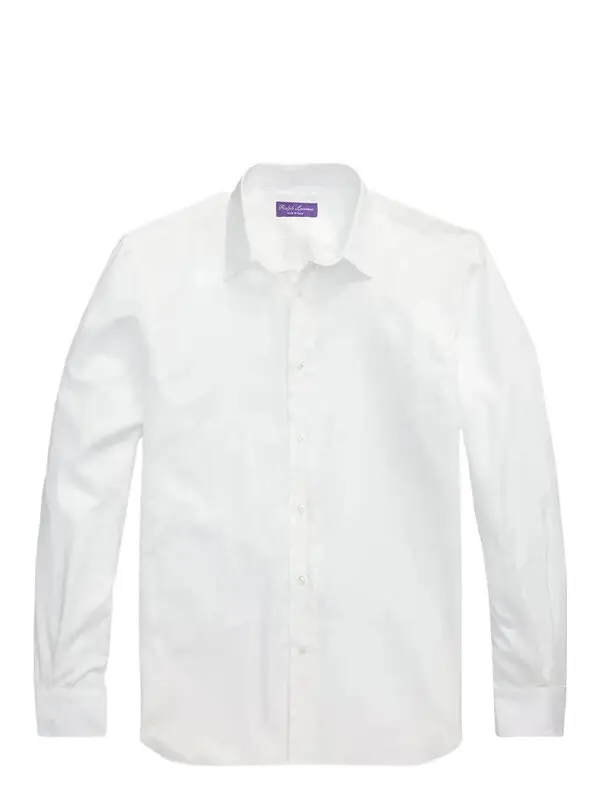 Ralph Lauren Purple Label Long-sleeve Cotton Shirt - White