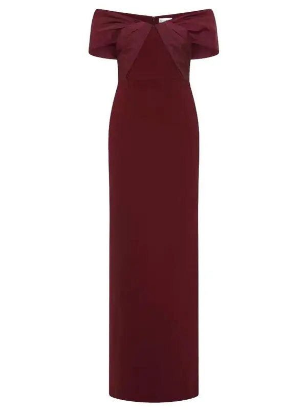 Rebecca Vallance Off-shoulder Cava Dress - Red