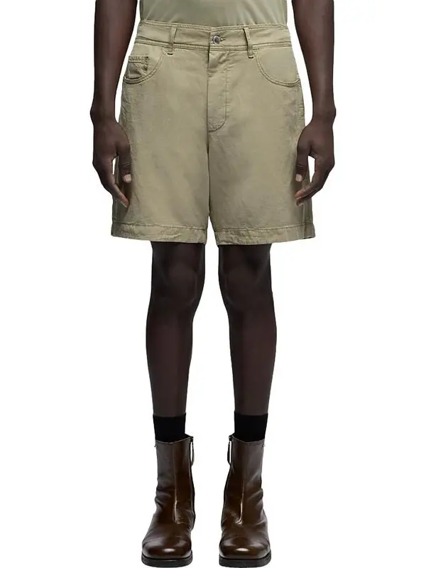 7 For All Mankind Loose Fit Hybrid Jogger Shorts - Army