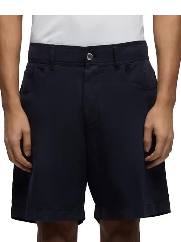 7 For All Mankind Loose Fit Hybrid Jogger Shorts - Navy