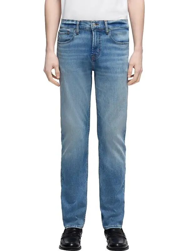 7 For All Mankind Slimmy Slim Straight Fit Jeans - Haven