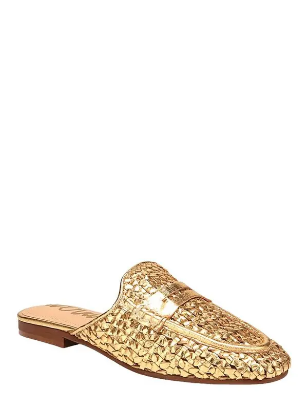 Sam Edelman Tullie Mule Flats - Amber Gold