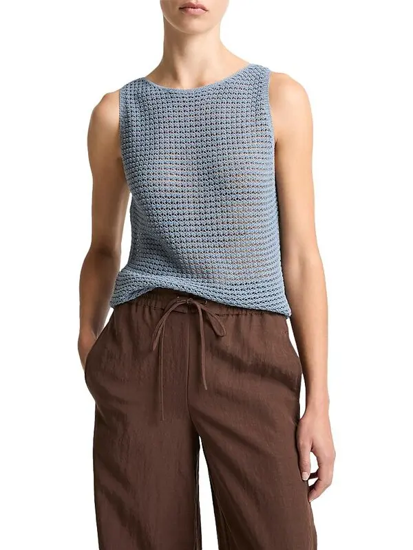 Vince Cord Tank Top - Lagoon