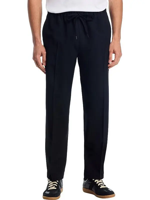 MAISON MARGIELA Drawstring Straight Fit Pants - Anthracite