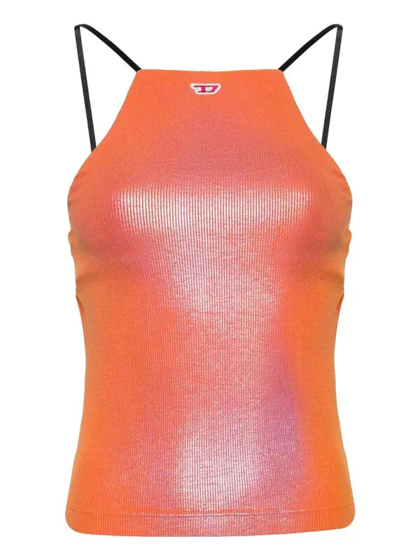 DIESEL® T-wami Ribbed-knit Top - Orange