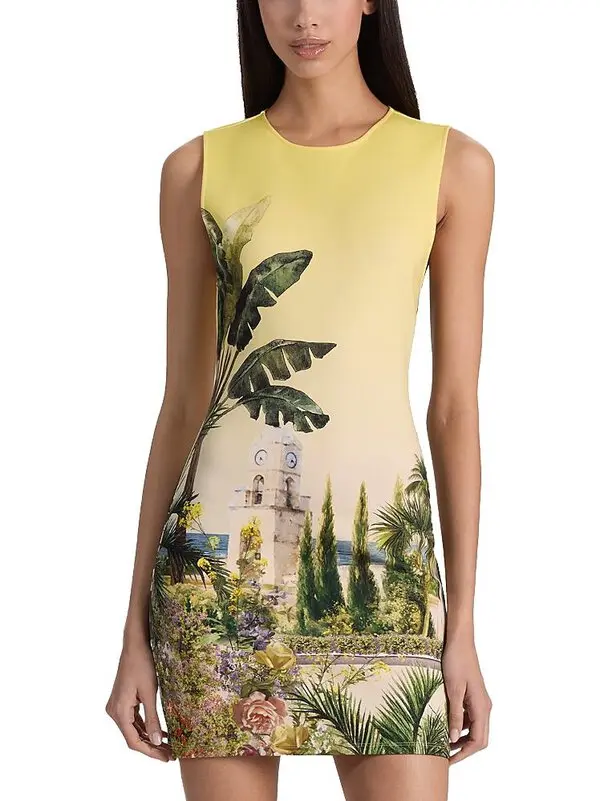 Alice + Olivia Sleeveless Mini Dress - Pure Paradise