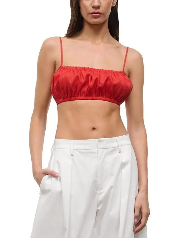 Staud Fiore Top - Rouge