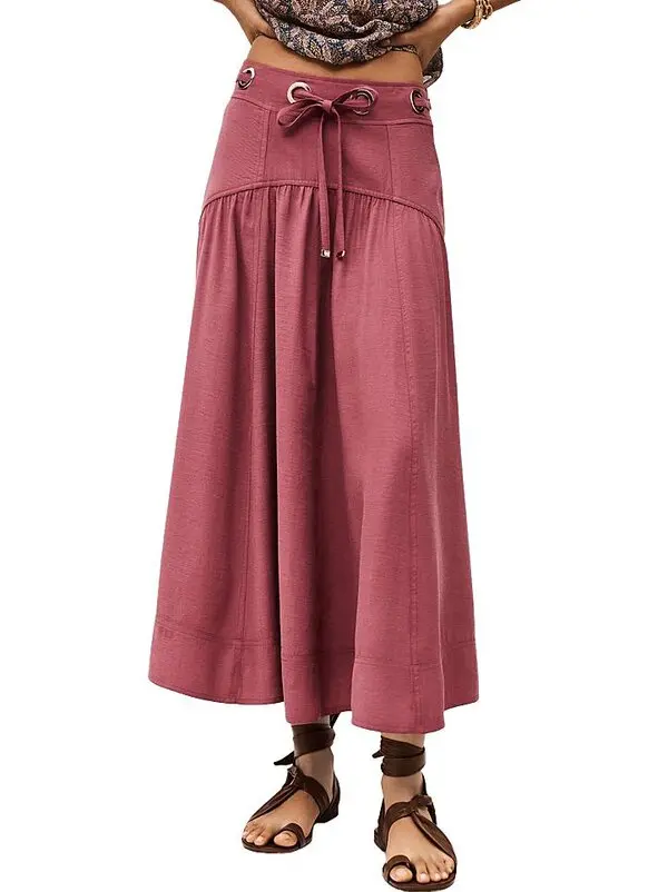 Ba&sh Donia Midi Skirt - Pink
