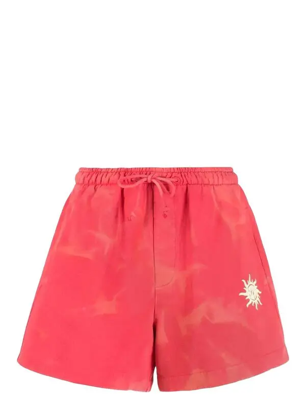 HOLZWEILER Organic Cotton Tie-dye Shorts - Red
