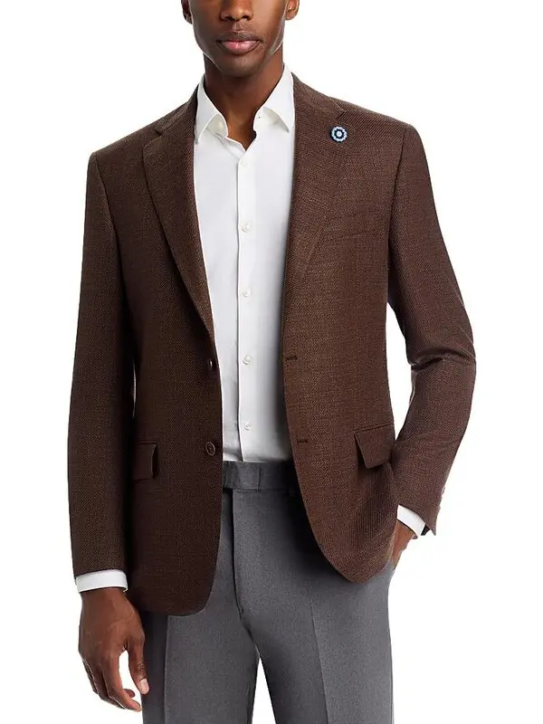 Hart Schaffner Marx Classic Fit Twill Sport Coat - Brown