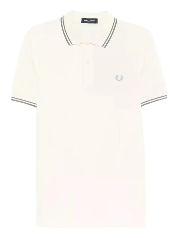 Fred Perry Twin-tipped Piqué Polo Shirt - Neutrals