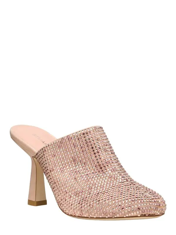STUART WEITZMAN Talia Shine Mule 85 - Blushful