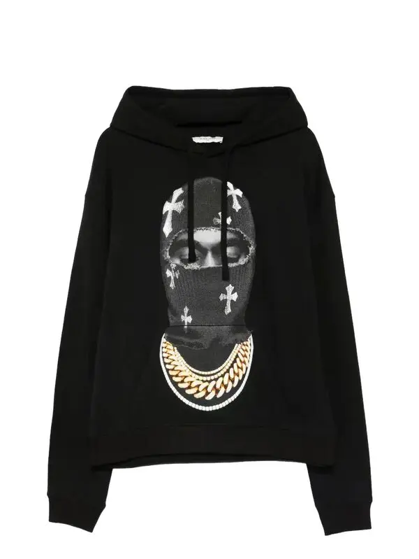 IH NOM UH NIT Graphic-print Hoodie - Black