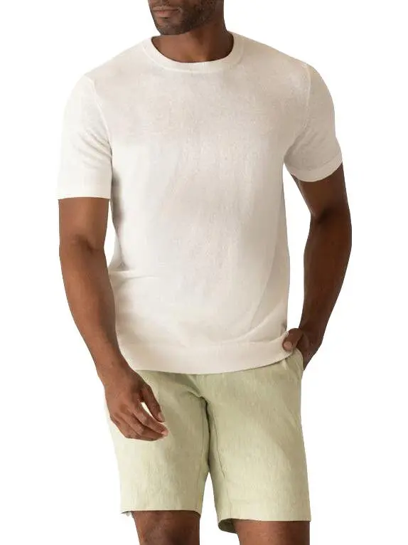 DEKE Modern Knit T-shirt - Natural