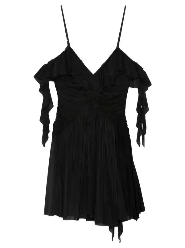 ANIYE BY Xena Ruffled Mini Dress - Black