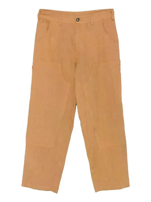 AMARANTO Belt-loops Trousers - Neutrals