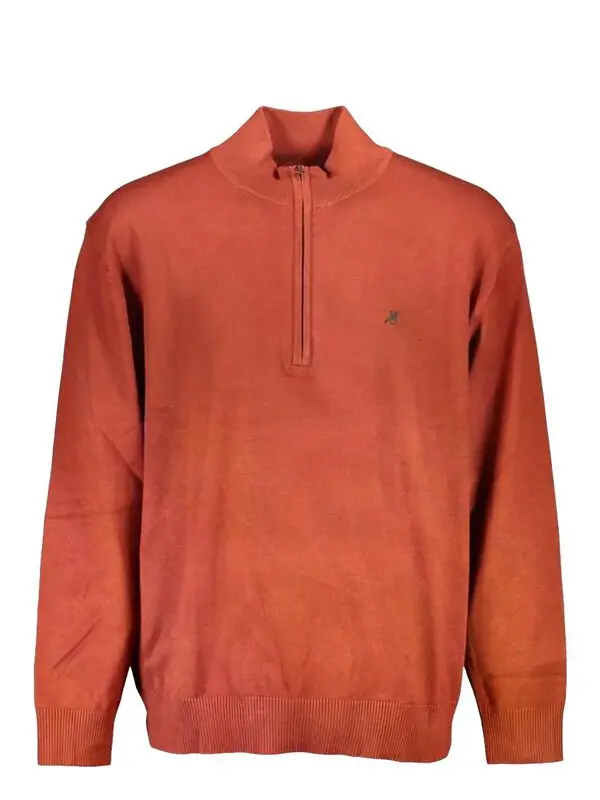 U.S. Grand Cotton Quarter-zip Pullover - Orange