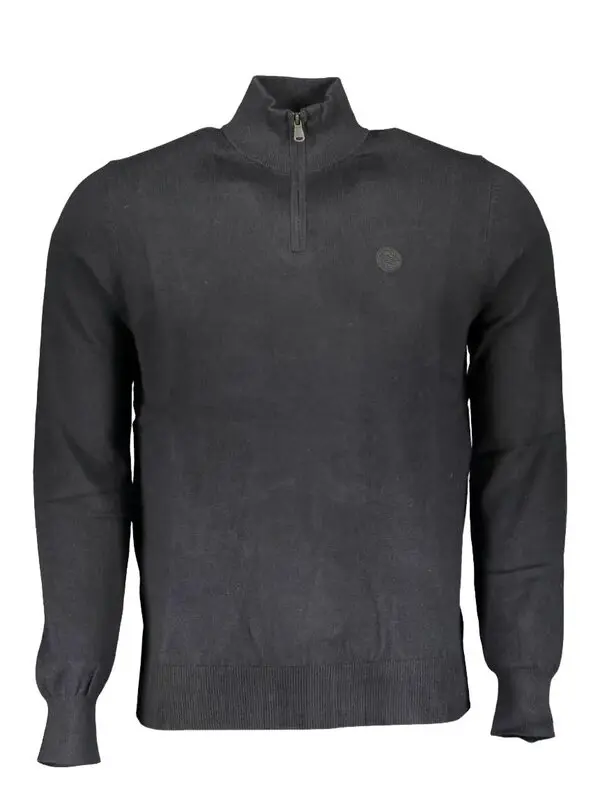 NORTH SAILS Half-zip Mock-neck Sweater - Black